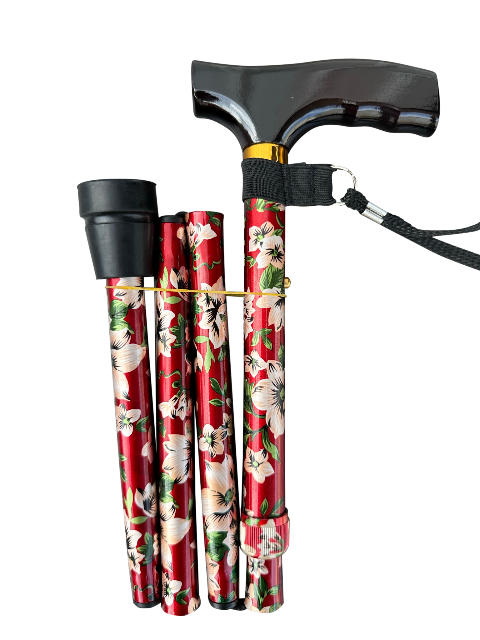 Folding T-Handle Walking Stick – Aspire Canterbury NZ